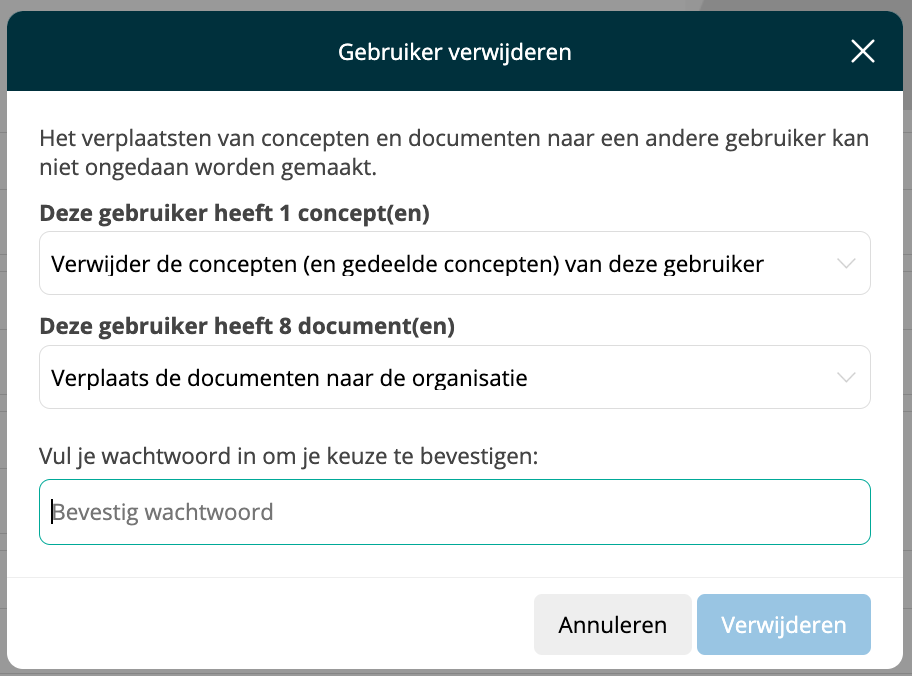 Gebruiker(s) beheren